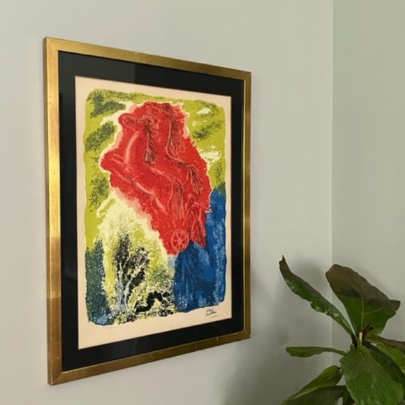 Reuven Rubin | Art | Fire Chariot Signed Lithograph By Israeli Artist ...